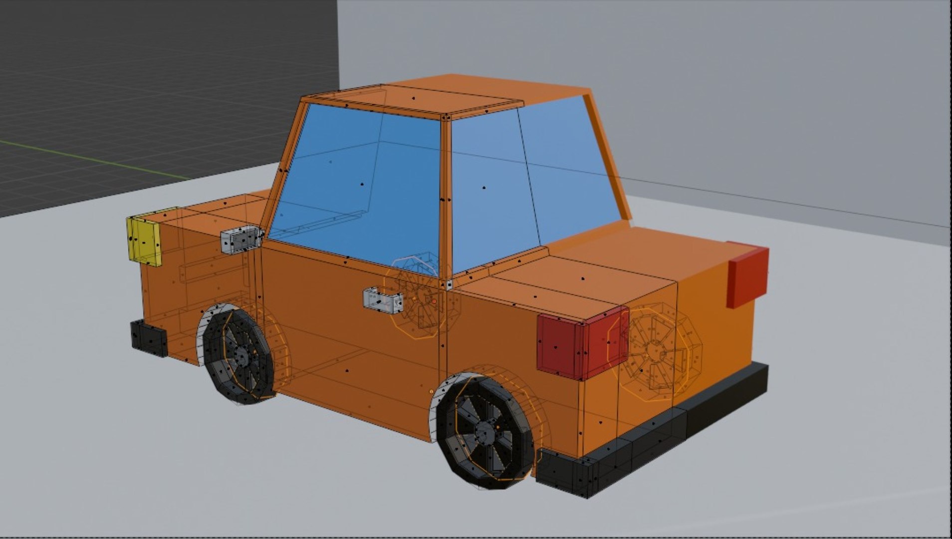 3D Simple Cartoon Car - TurboSquid 2345333