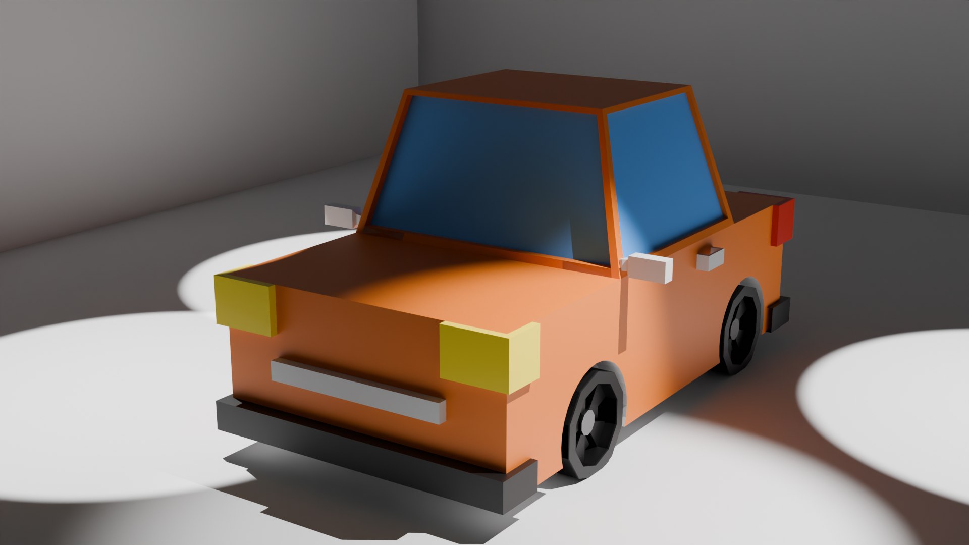 3D Simple Cartoon Car - TurboSquid 2345333