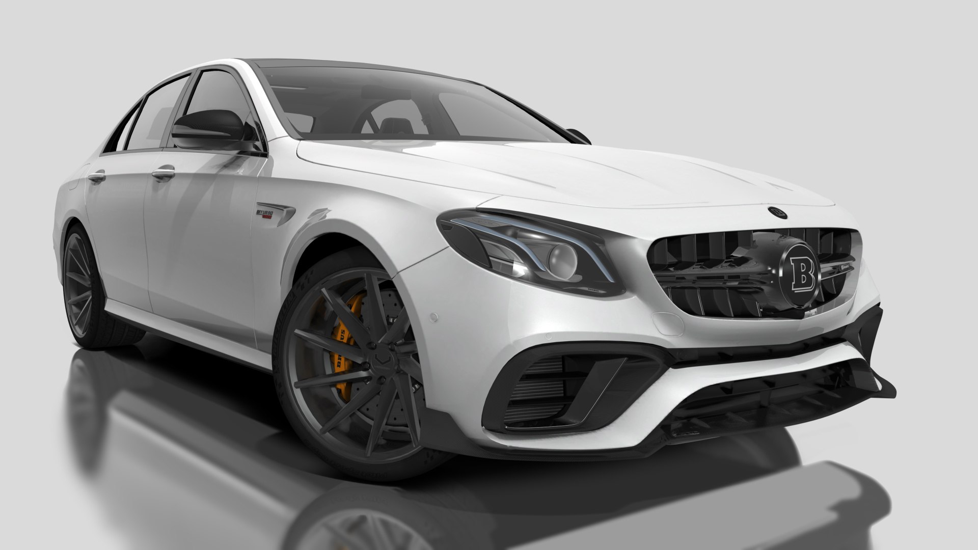 modelo 3d Mercedes AMG E63 Brabus 800 - TurboSquid 2404460