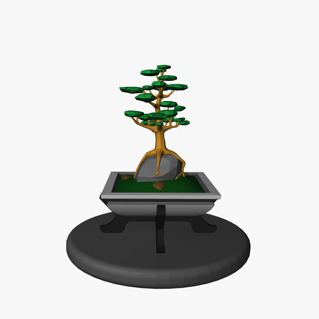 3D Bonsai Trees Low Poly - TurboSquid 1860092
