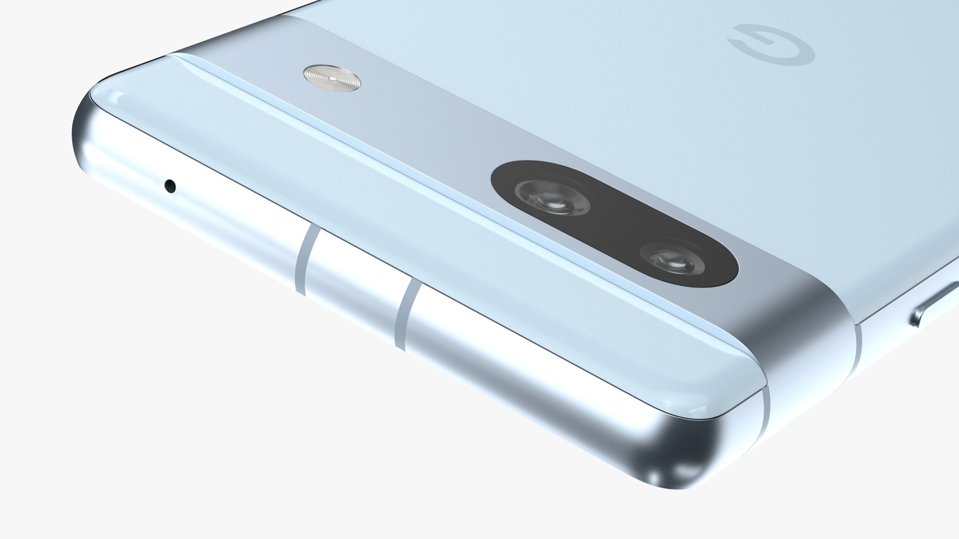 3D Google Pixel 7a Light Blue - TurboSquid 2057808