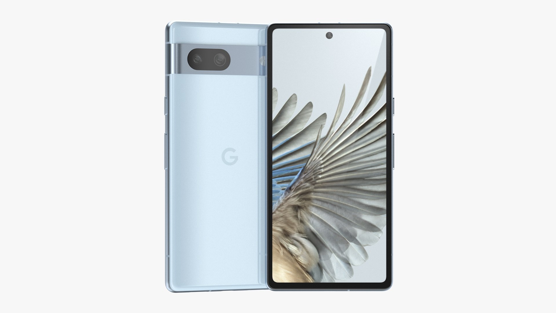 3D Google Pixel 7a Light Blue - TurboSquid 2057808