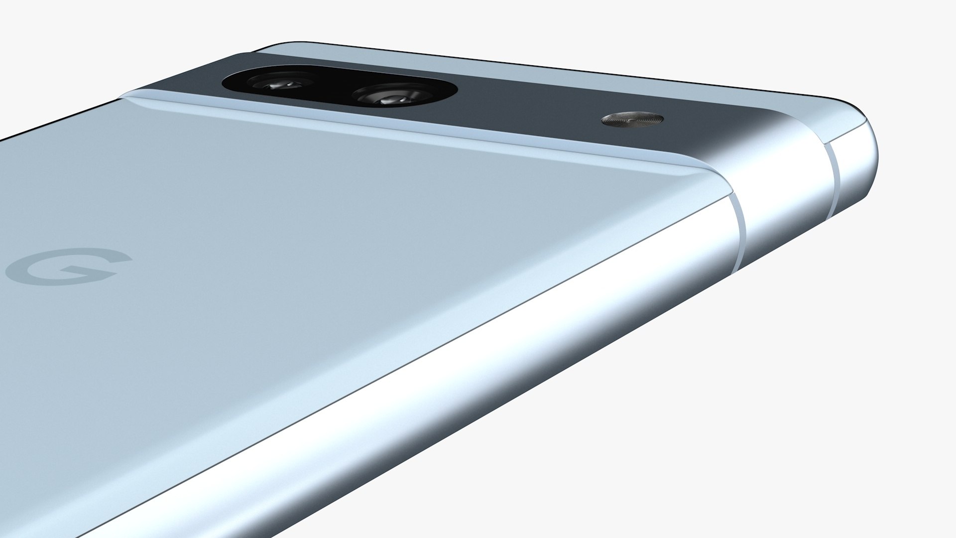 3D Google Pixel 7a Light Blue - TurboSquid 2057808