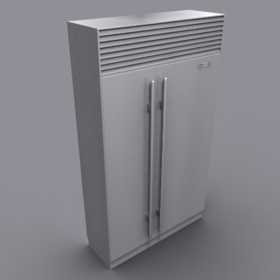3d Model Sub-zero Refrigerator
