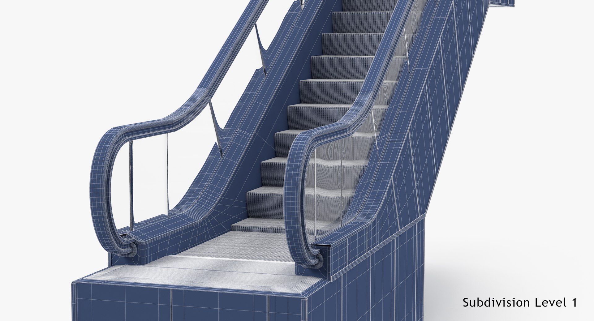 3d max escalator