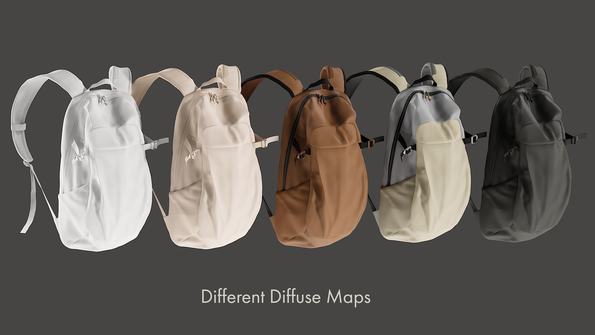 Realistic backpack 4 collections 3D model - TurboSquid 1649796