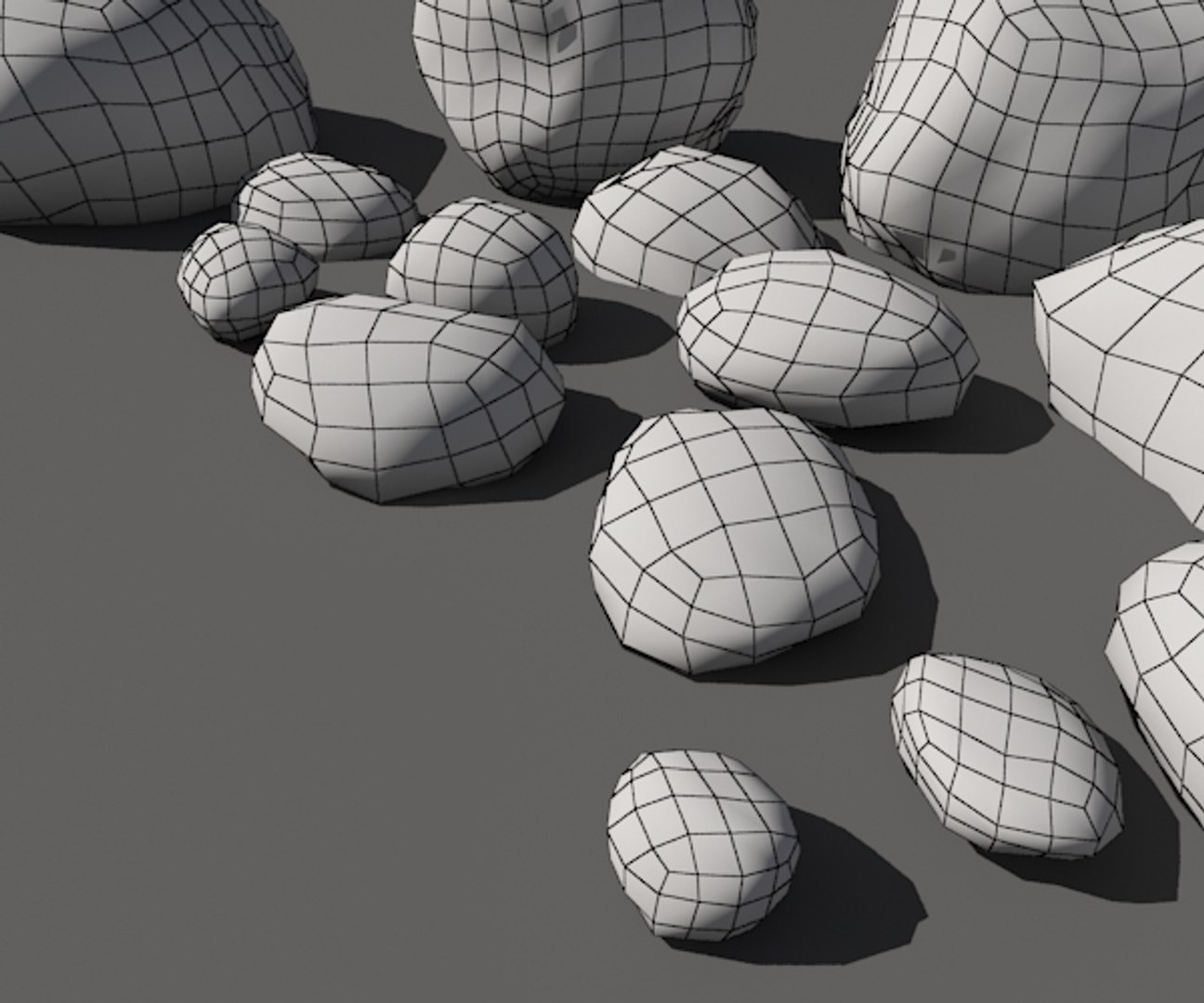 stones - pebbles 11 obj