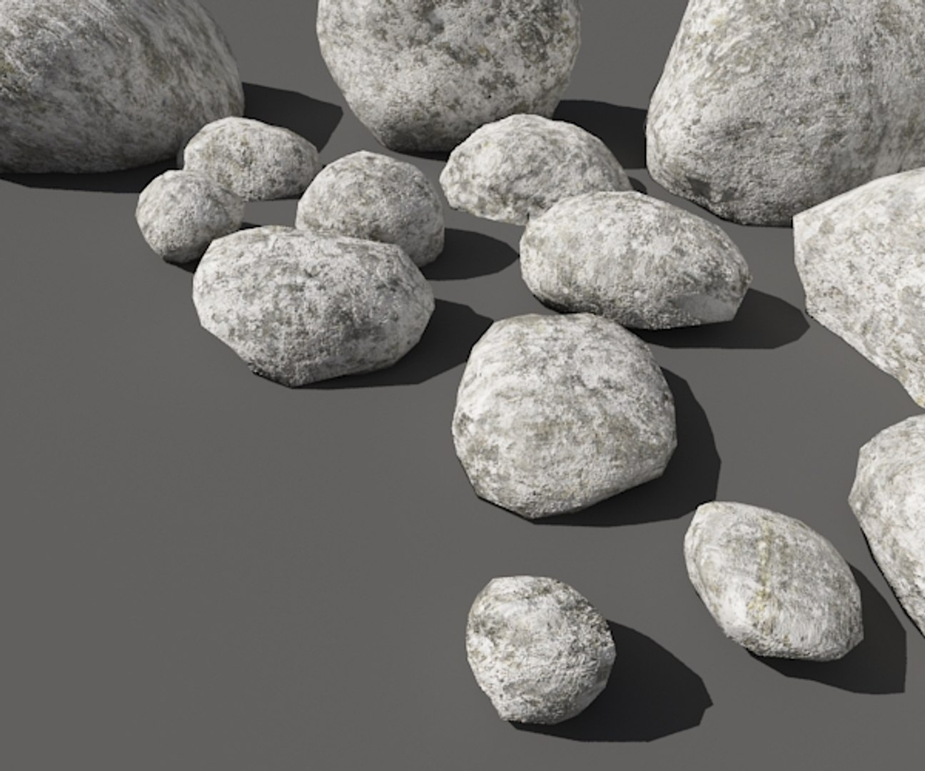 stones - pebbles 11 obj