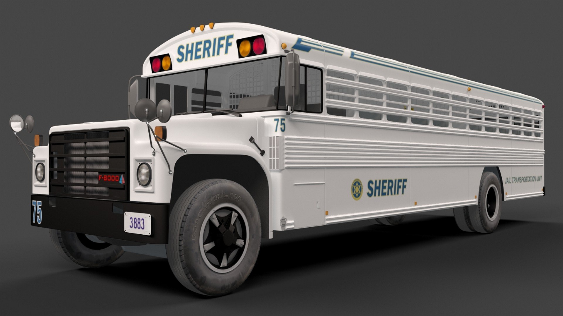 3D Prison Bus And Chicken Bus - TurboSquid 2448169