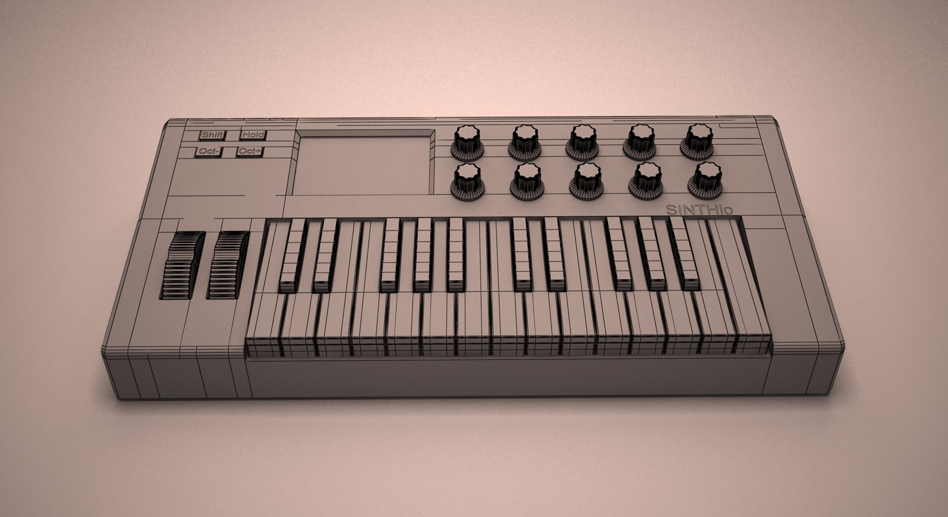 Synthesizer 3D model - TurboSquid 2171433