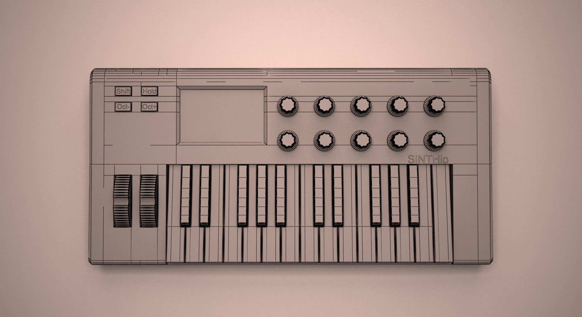 Synthesizer 3D Model - TurboSquid 2171433