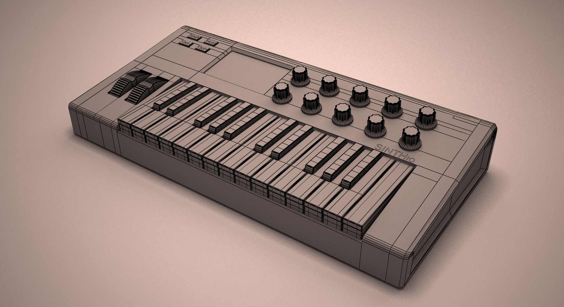 Synthesizer 3D Model - TurboSquid 2171433