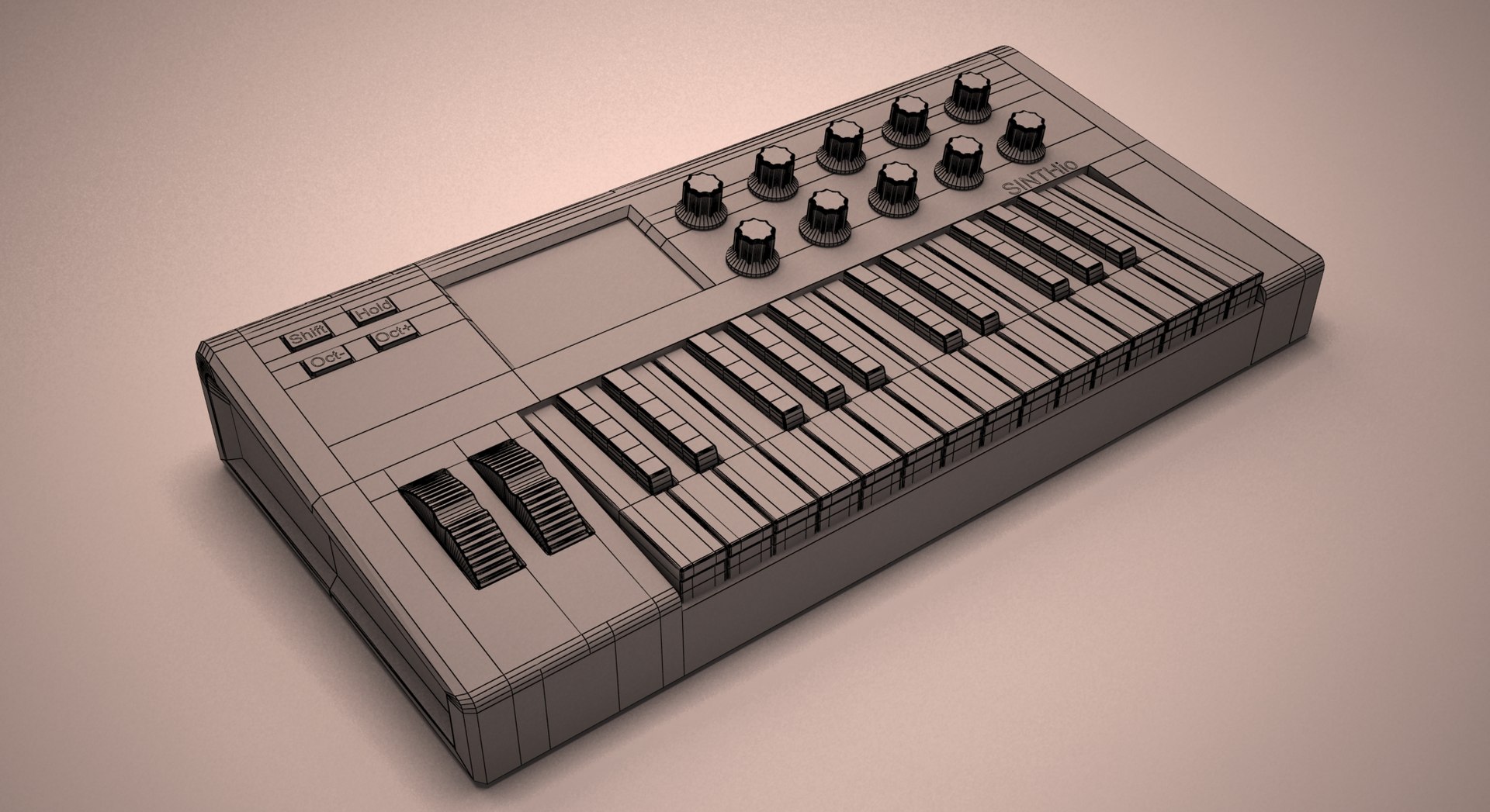 Synthesizer 3D Model - TurboSquid 2171433