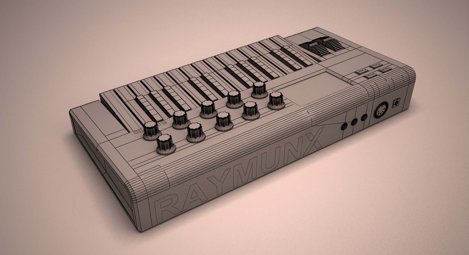 Synthesizer 3D Model - TurboSquid 2171433