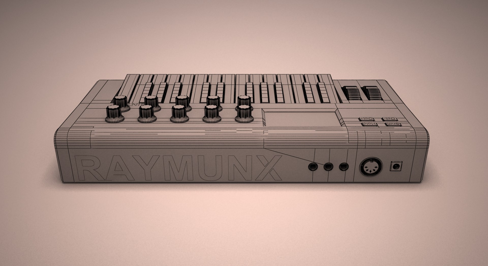 Synthesizer 3D Model - TurboSquid 2171433