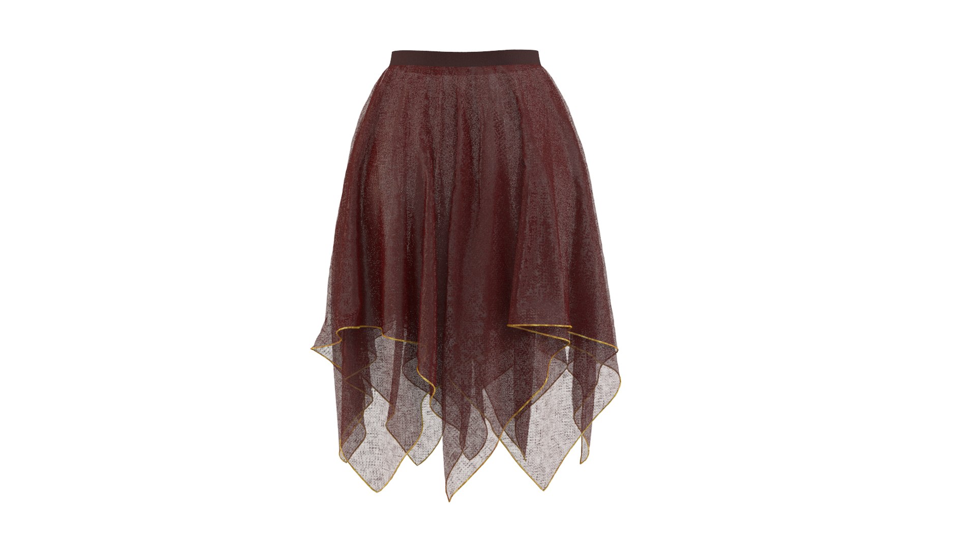 3D Model Skirts Handkerchief - TurboSquid 1474460