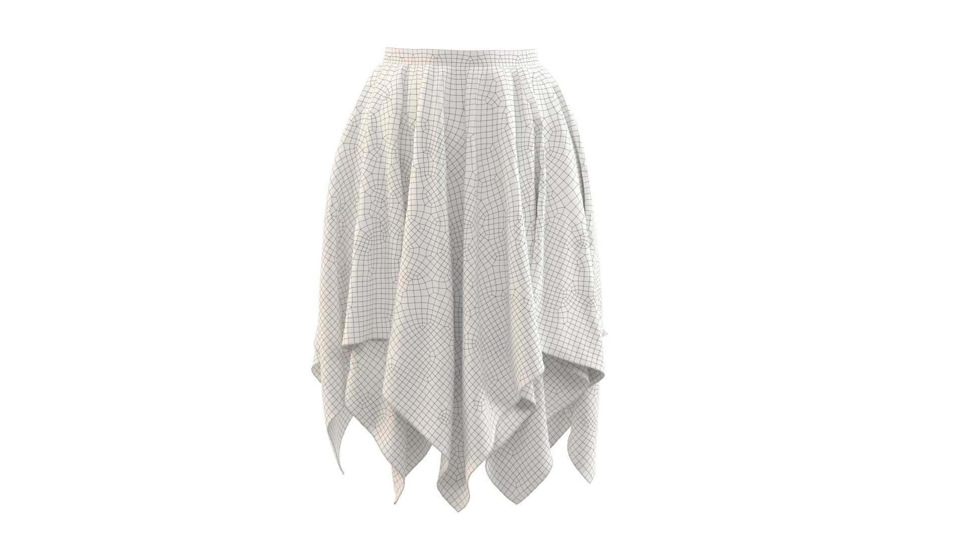 3D Model Skirts Handkerchief - TurboSquid 1474460
