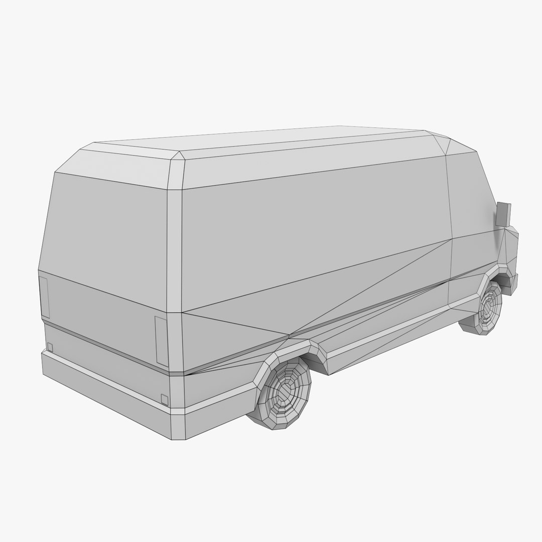 Van Car 3D Model - TurboSquid 1277197