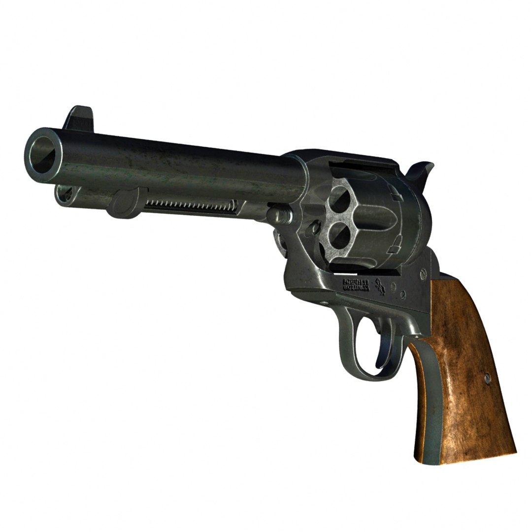 3d Colt 45 Peacemaker Model