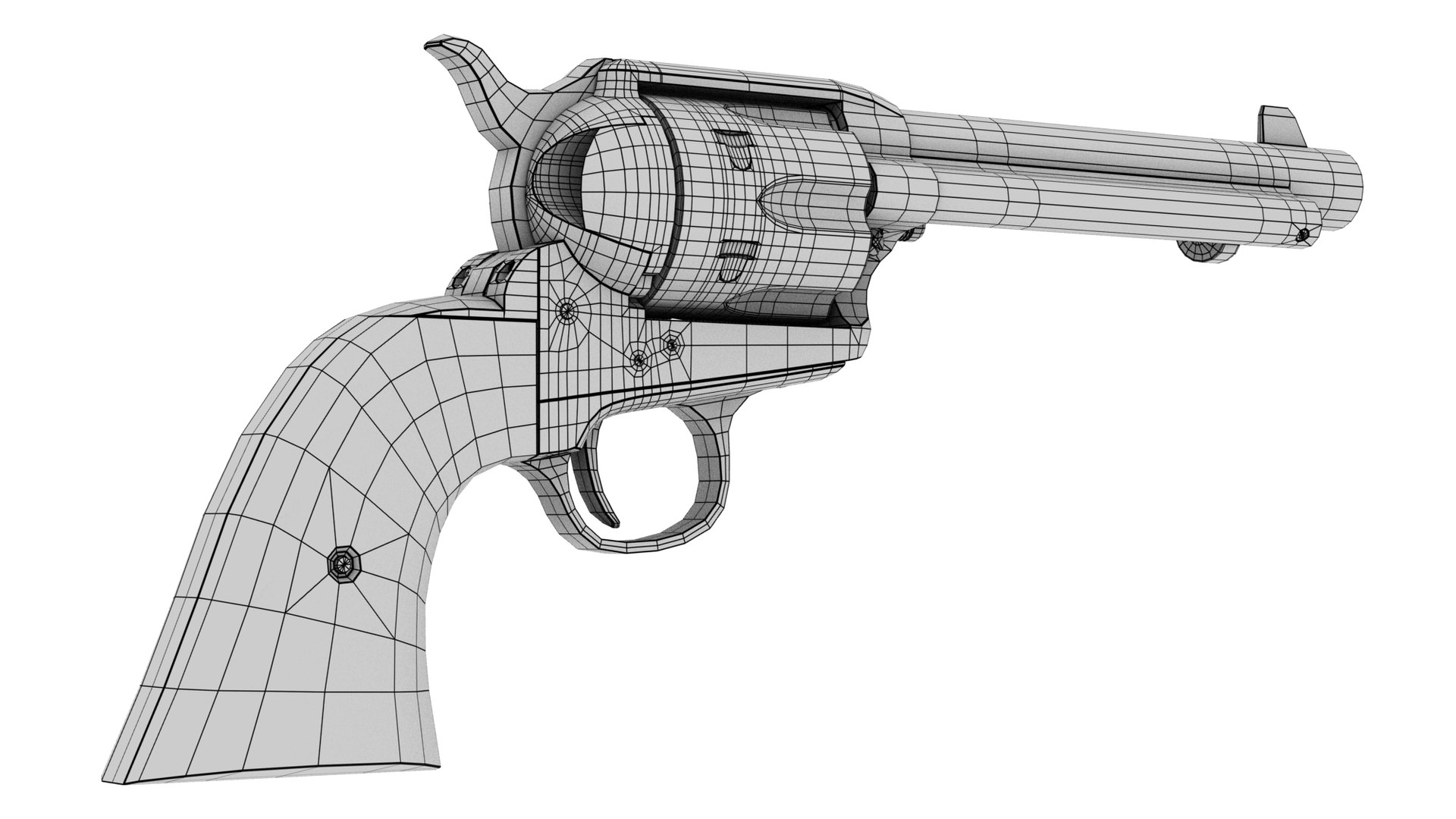 3d Colt 45 Peacemaker Model