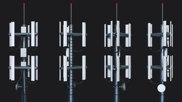 modelo 3d Cell Site Tower - TurboSquid 2017109