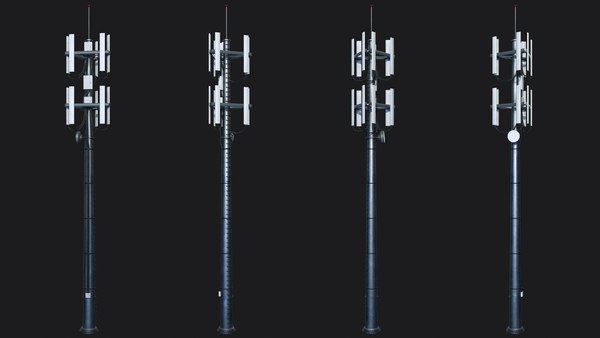 modelo 3d Cell Site Tower - TurboSquid 2017109