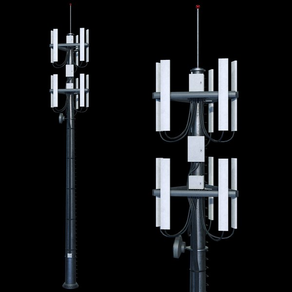 modelo 3d Cell Site Tower - TurboSquid 2017109