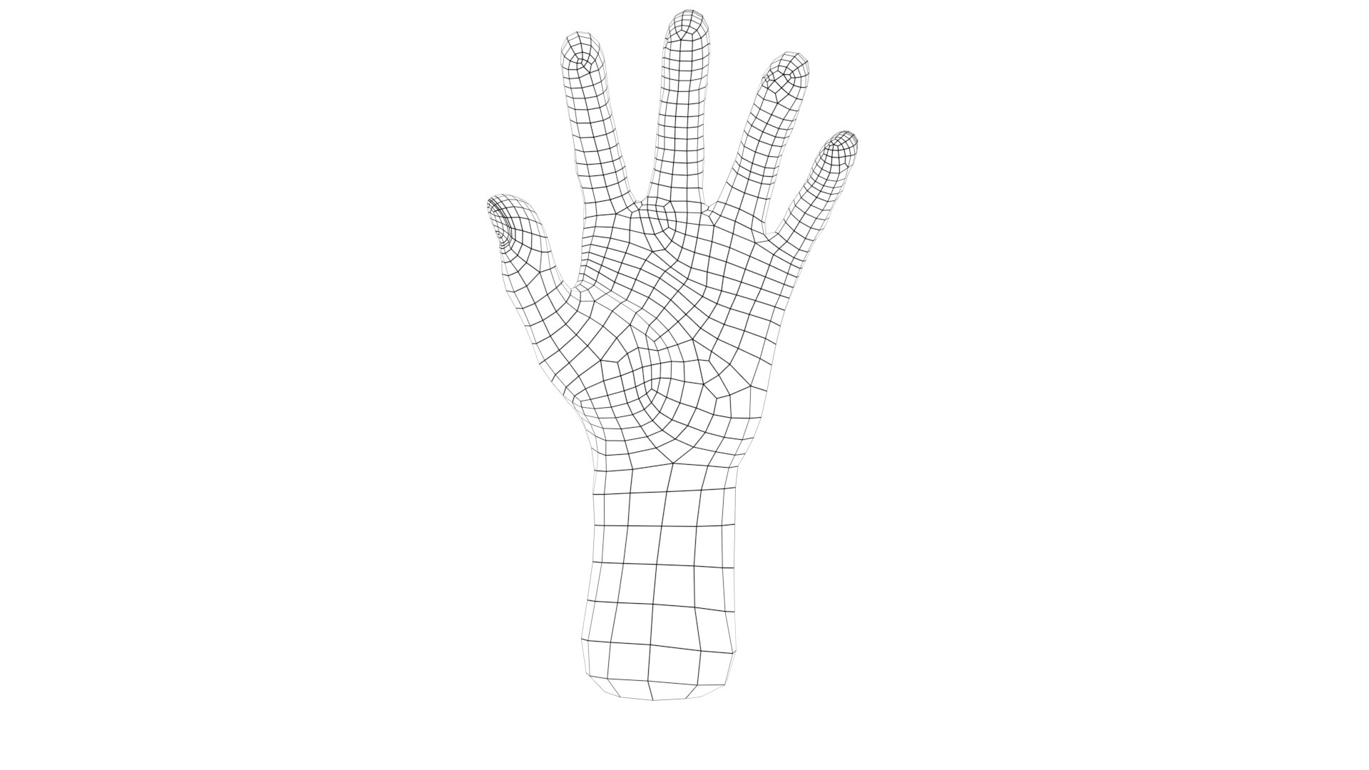3D hand rig model - TurboSquid 1460009