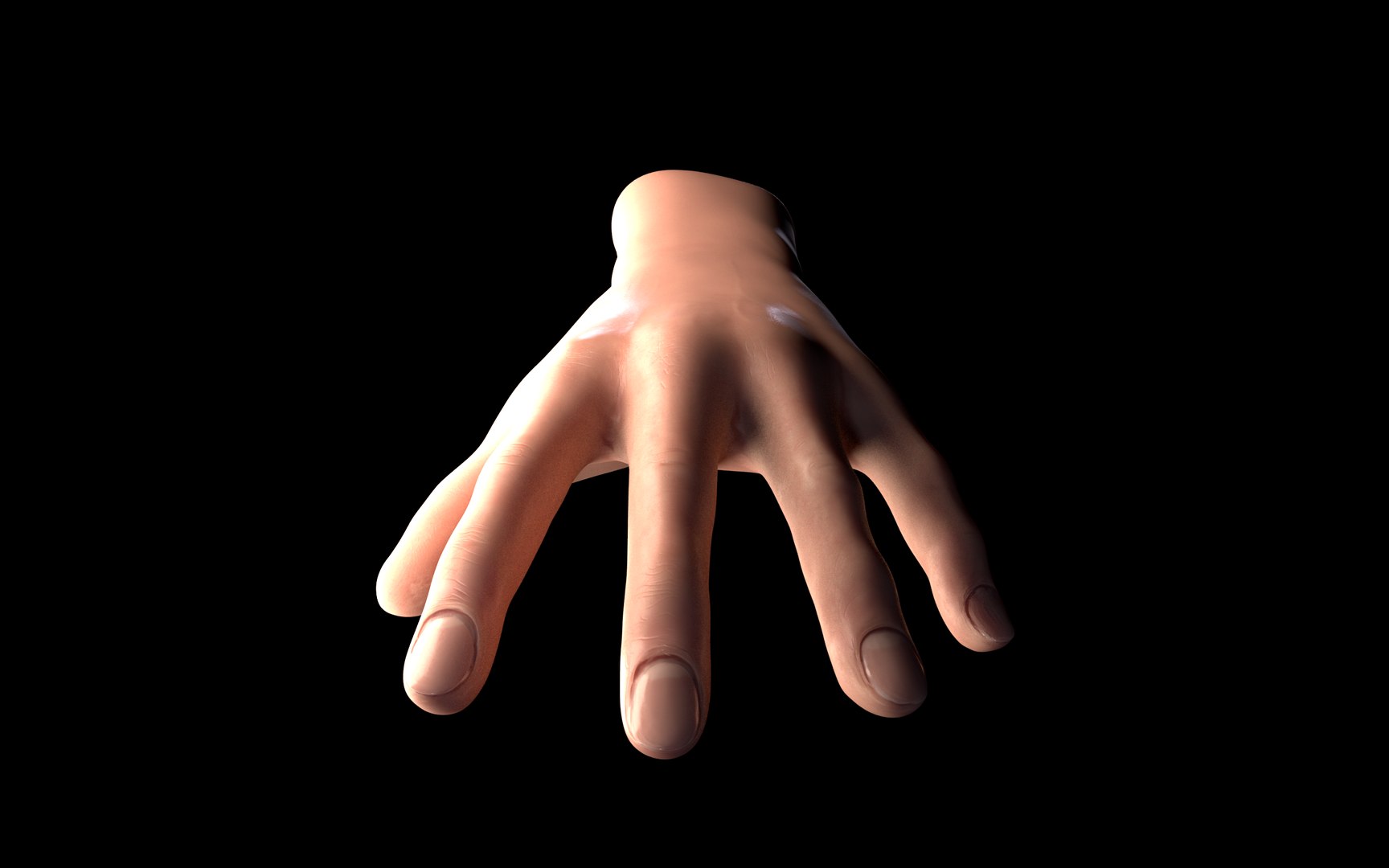 3D hand rig model - TurboSquid 1460009