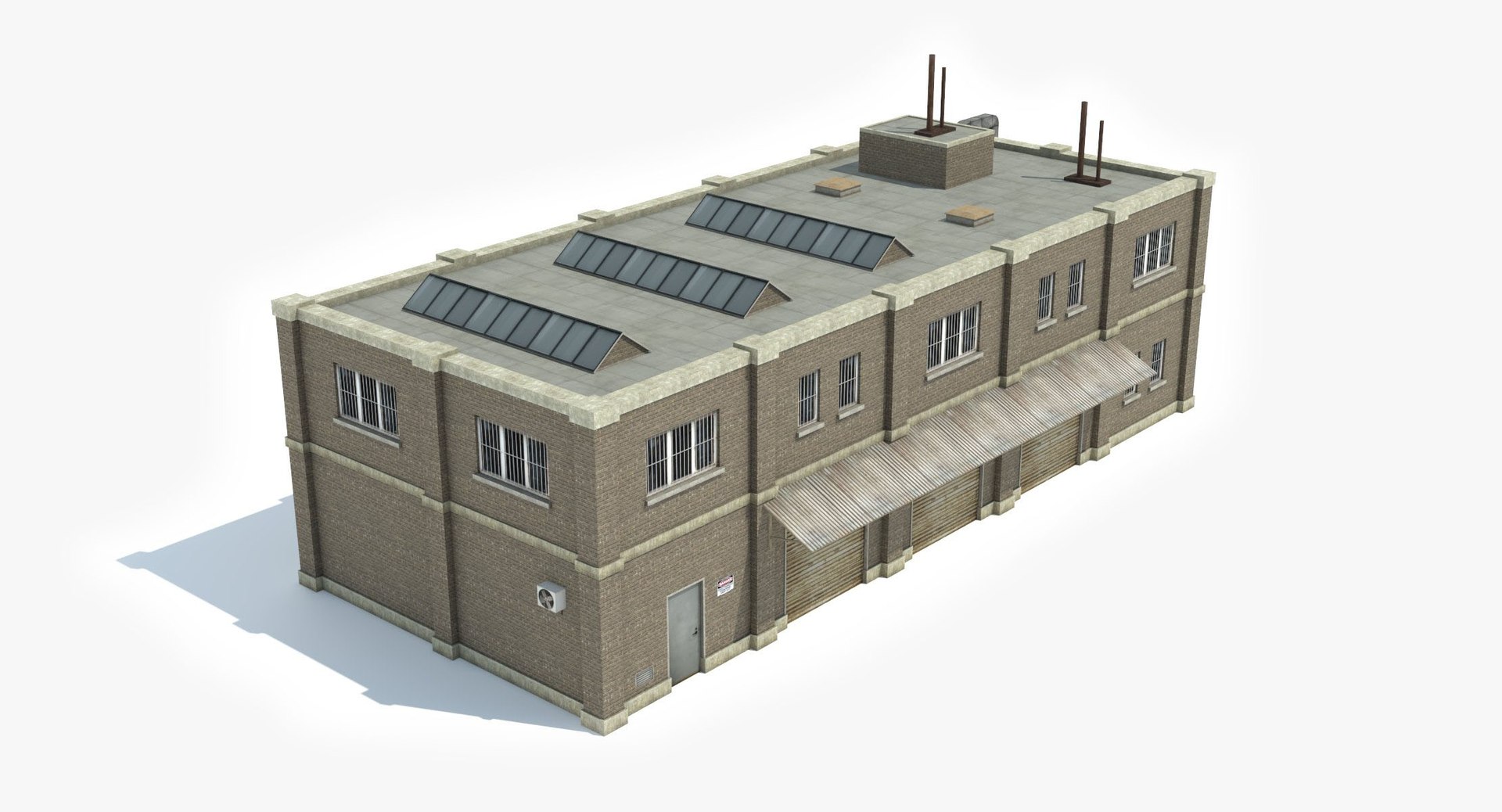 Ready 7 industrial factory 3D model - TurboSquid 1333951