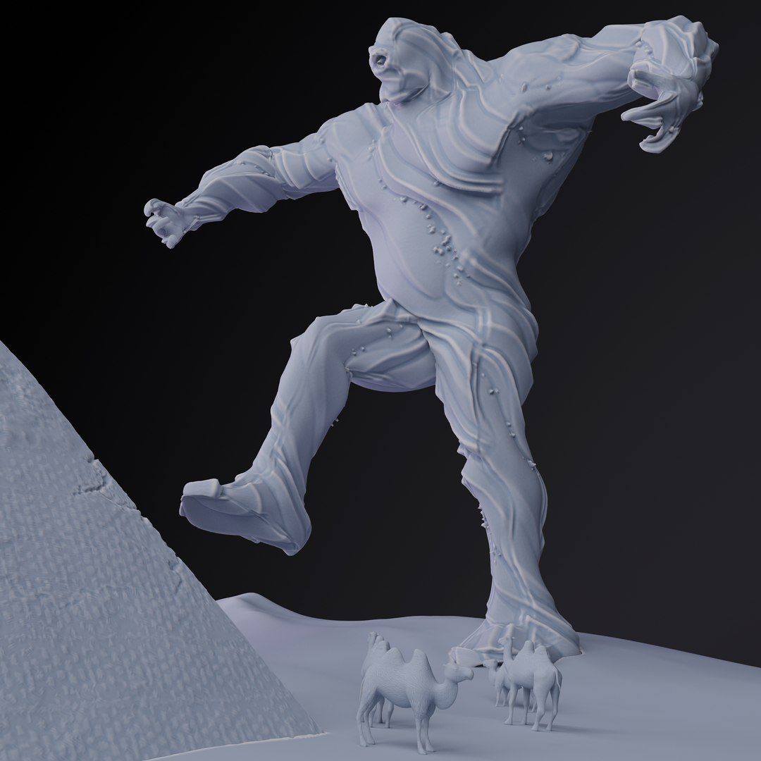 3D Model Monster Print Limited Edition - TurboSquid 1631743