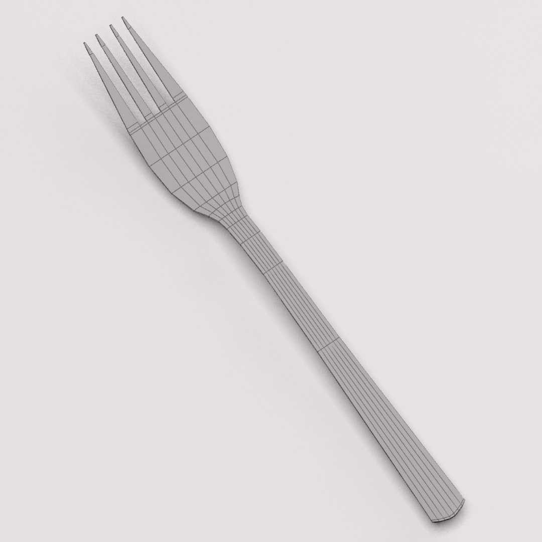 kitchen fork 3d max