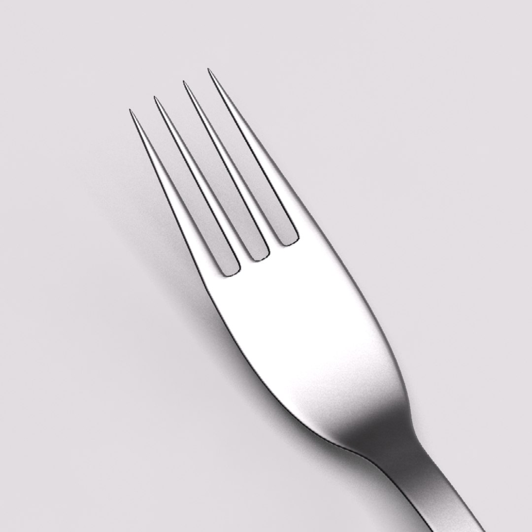 kitchen fork 3d max