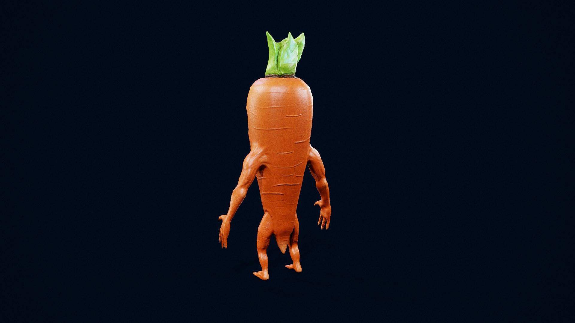 3D Carrot Monster - TurboSquid 2372795