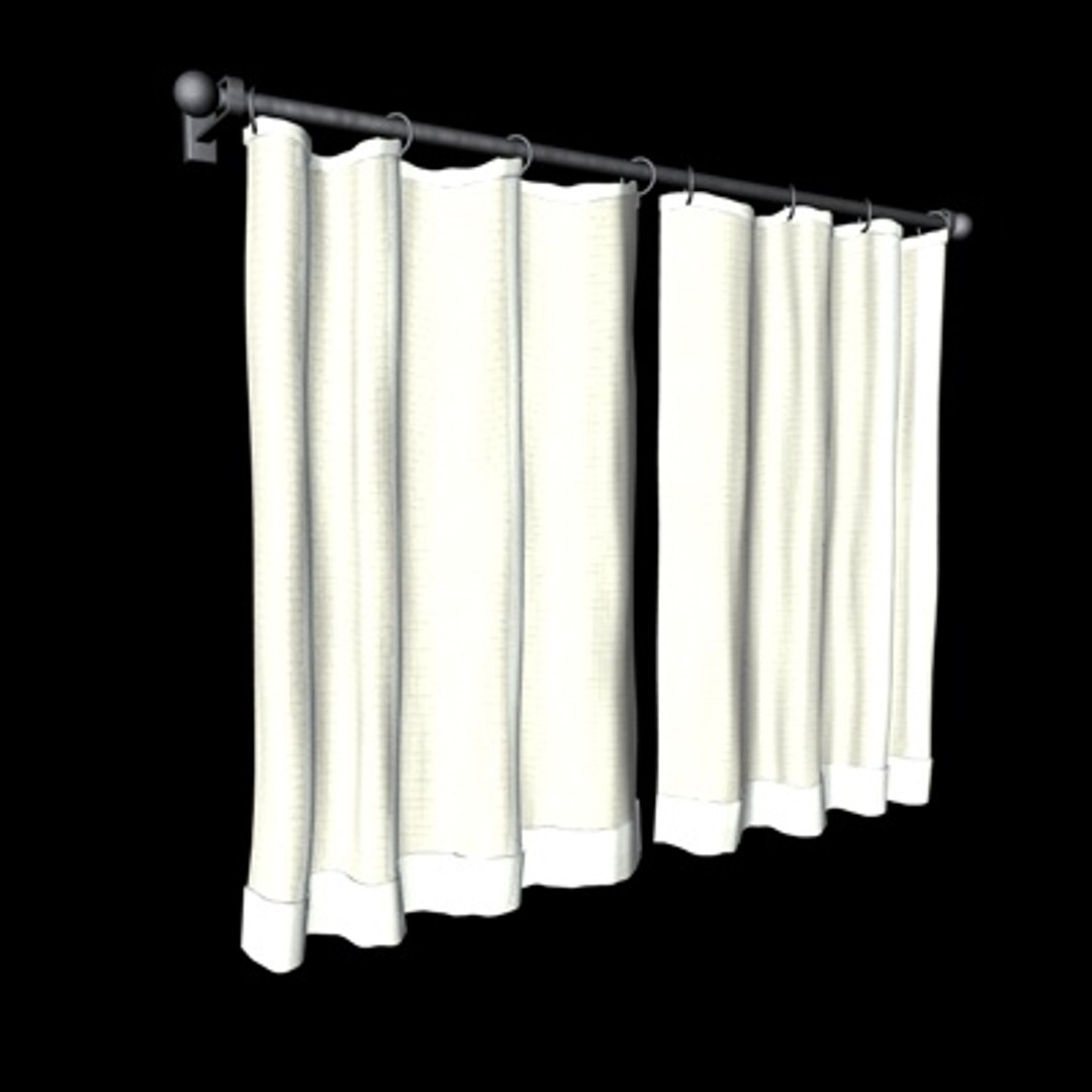 C4d Window Drapes Curtains