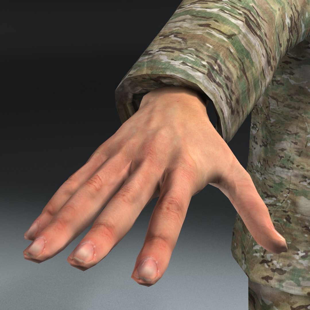 Army Soldier Multicam 3d Max