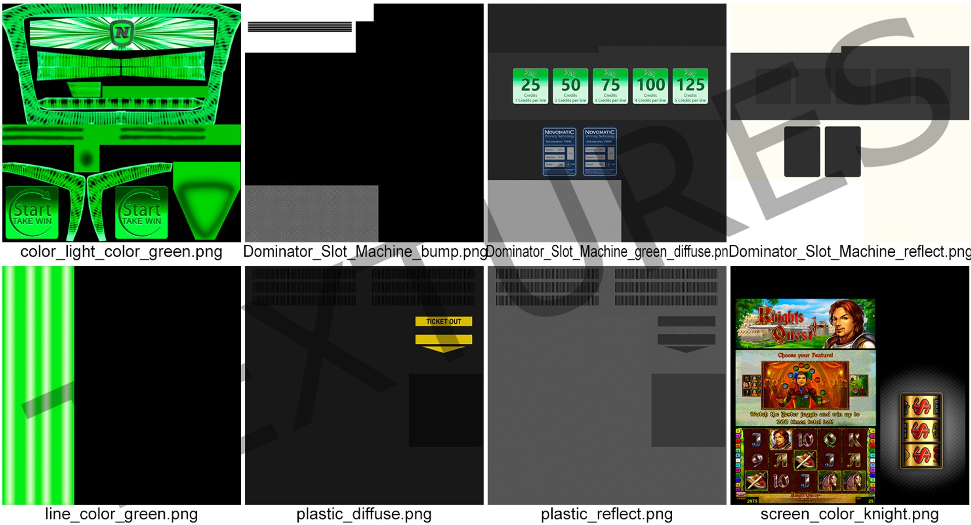 Slot machine emerald 3D model - TurboSquid 1278020