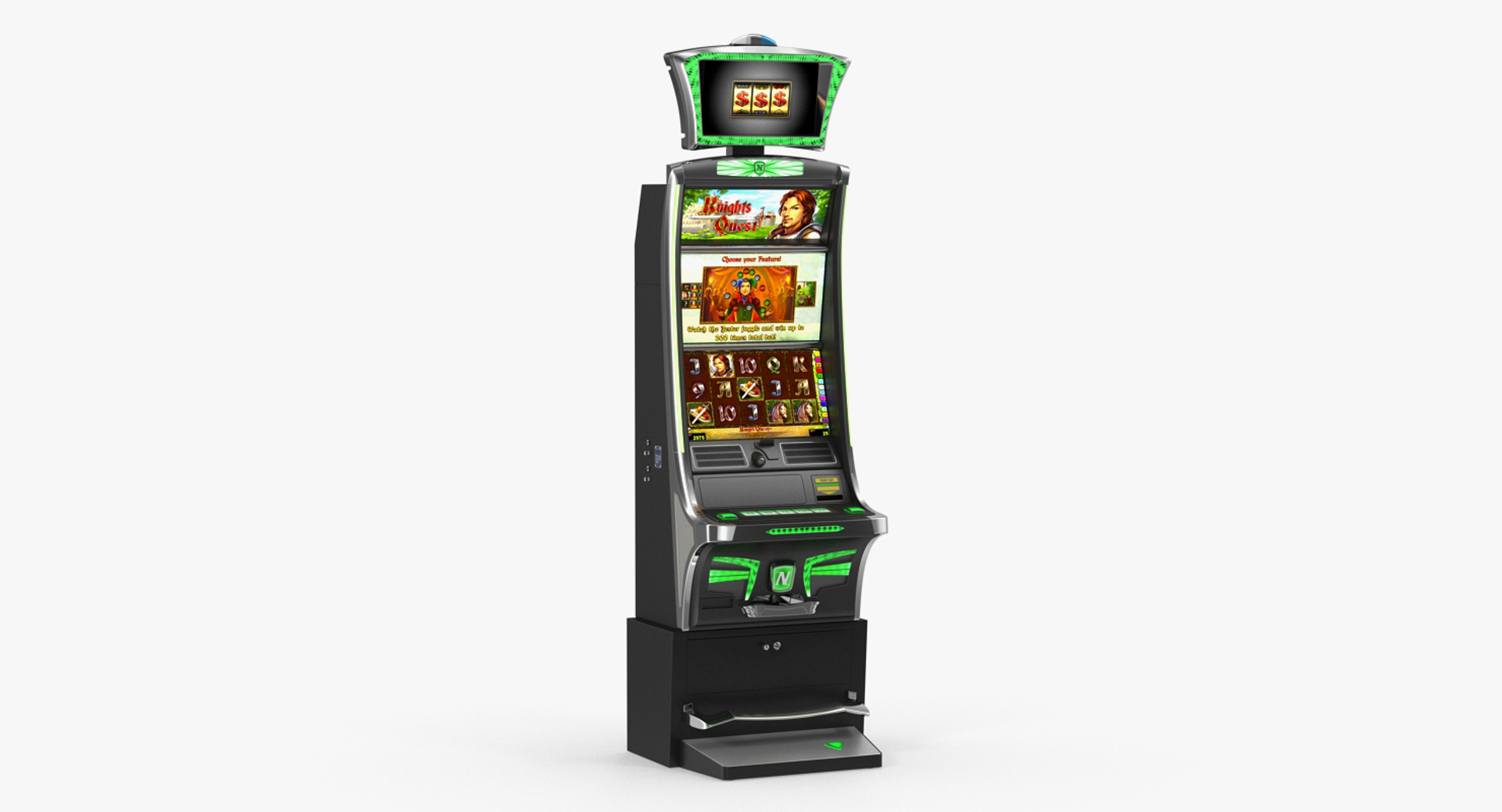 Slot machine emerald 3D model - TurboSquid 1278020