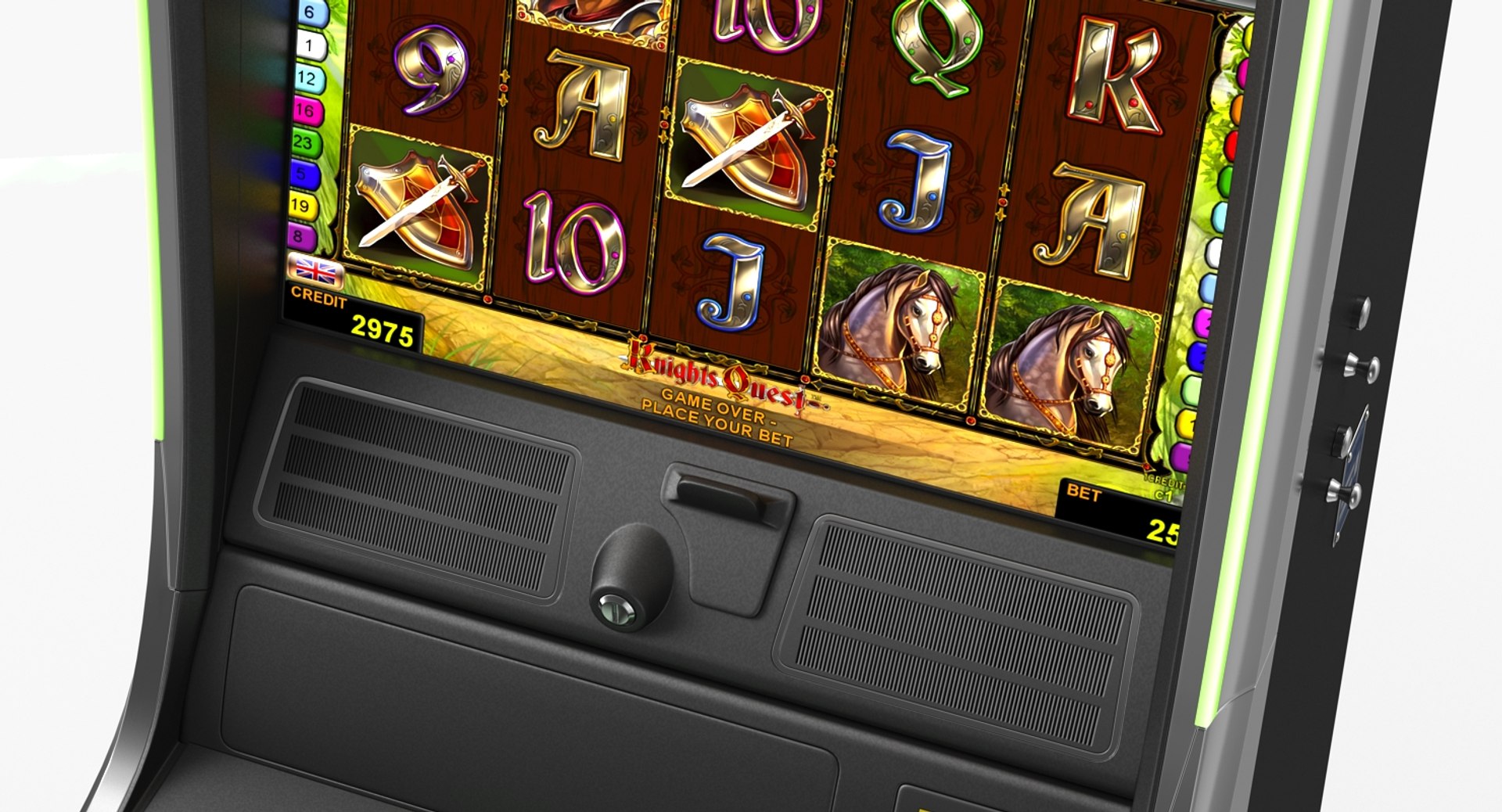 Slot machine emerald 3D model - TurboSquid 1278020