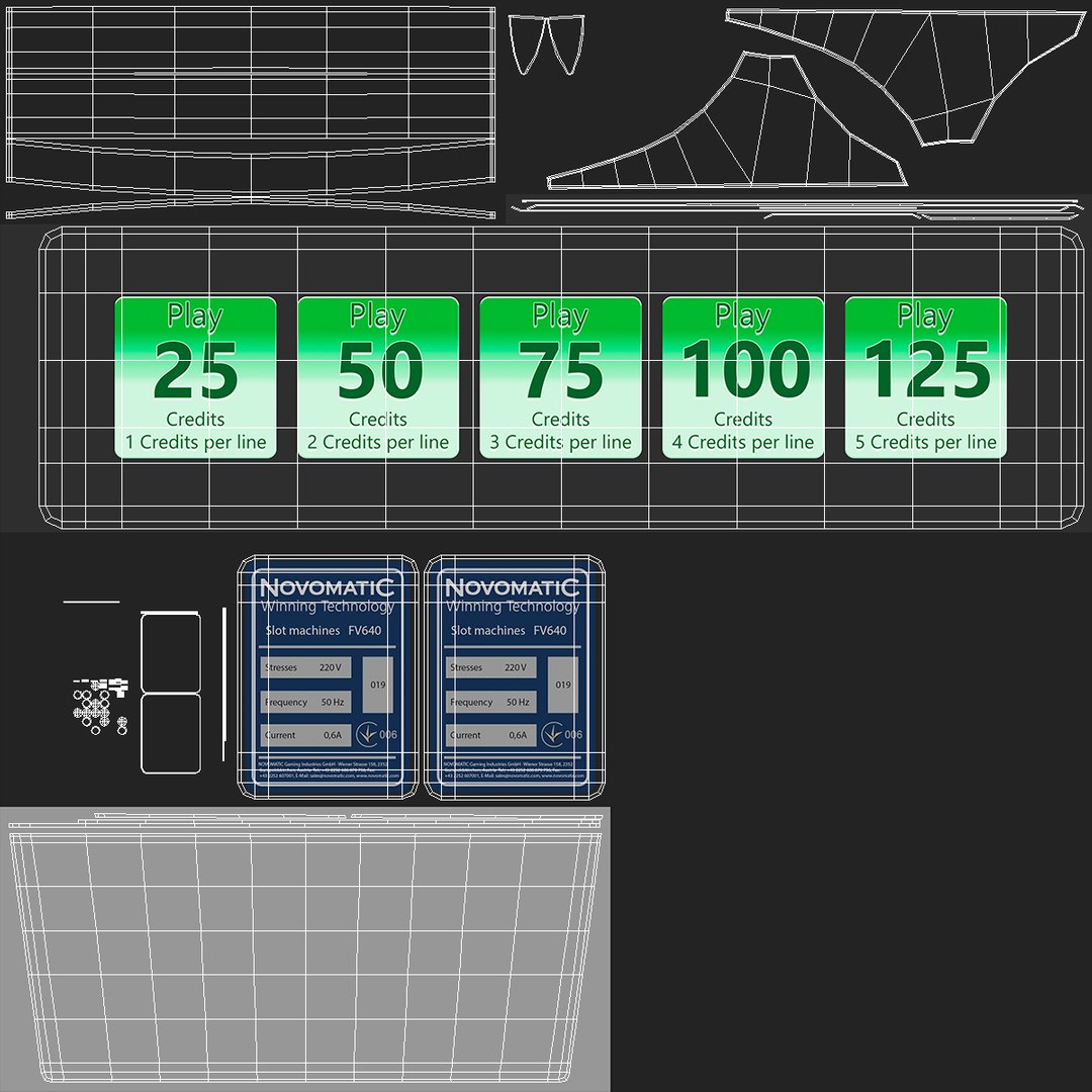 Slot machine emerald 3D model - TurboSquid 1278020