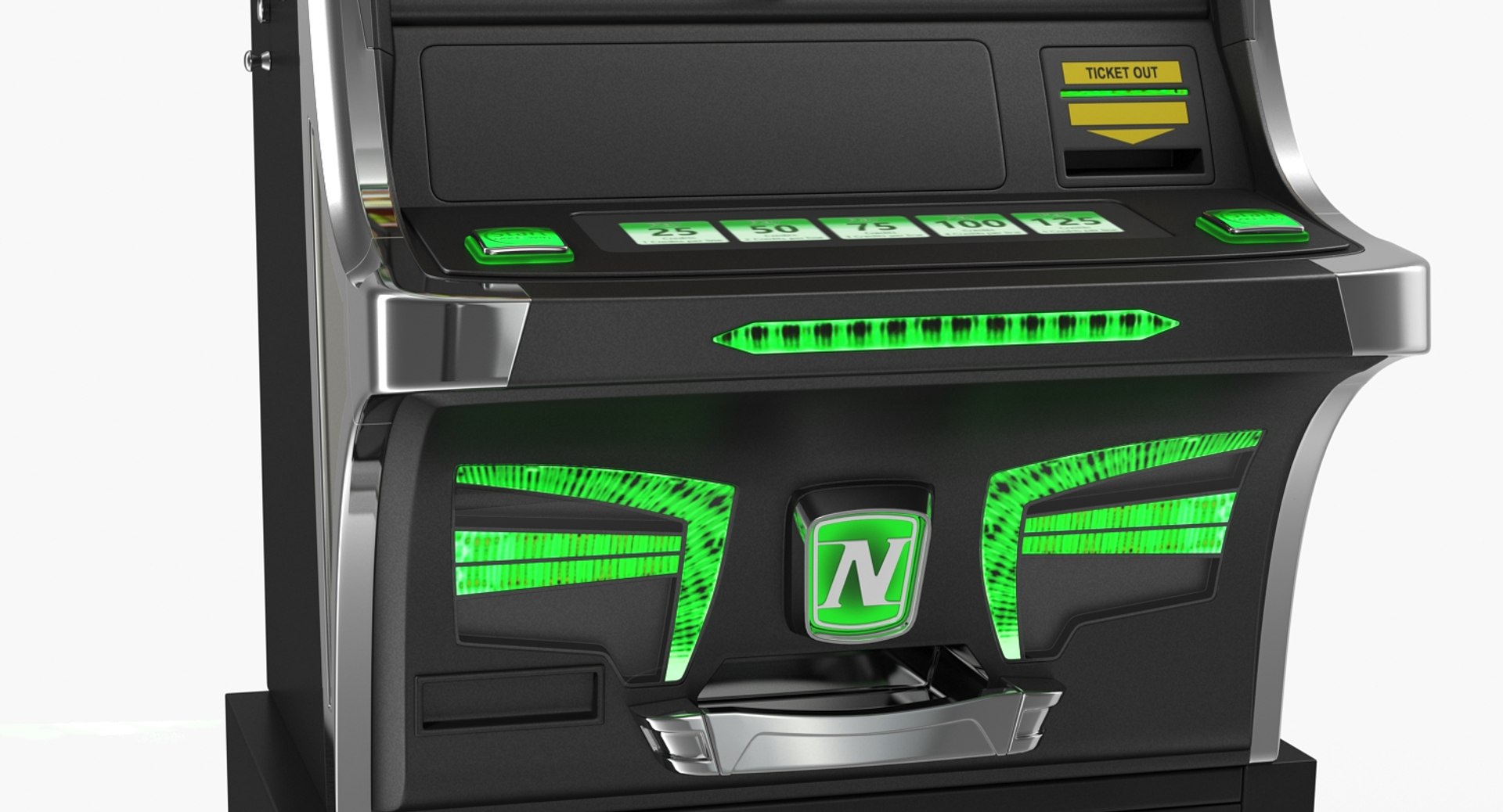 Slot machine emerald 3D model - TurboSquid 1278020