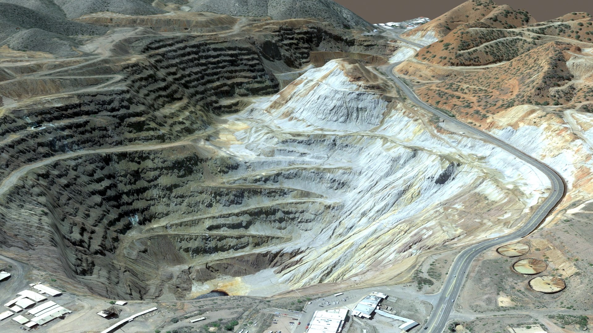 Opencast Mine Lavender Pit 3D Model - TurboSquid 1811135