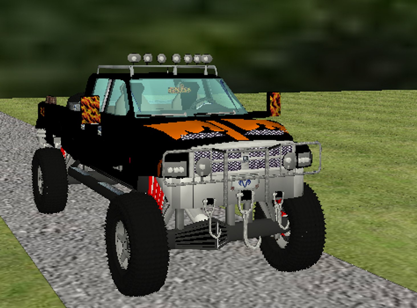 3ds max dodge ram 2500 pickup truck