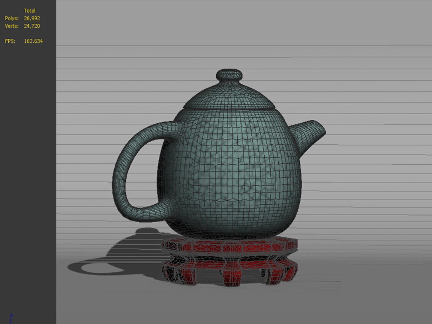 3D Green Glaze Opening Teapot - TurboSquid 1614405