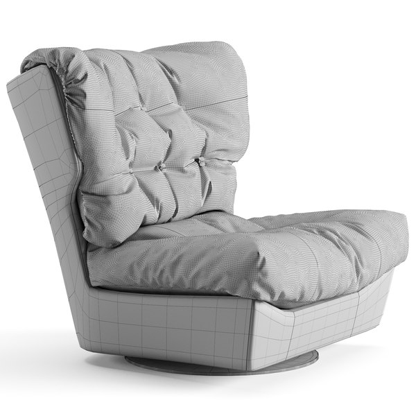 3D Baxter Milano Armchair model - TurboSquid 1794382