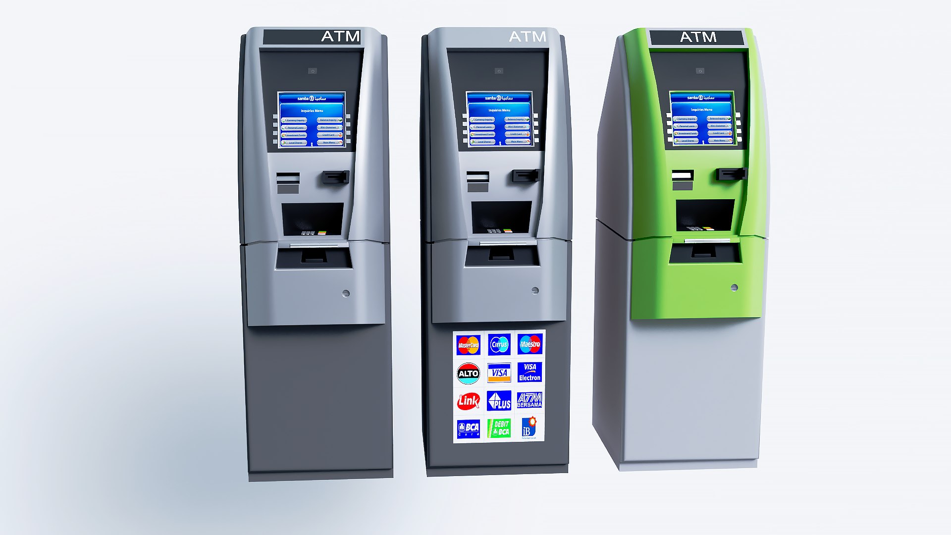 ATM 3D Model - TurboSquid 2048005