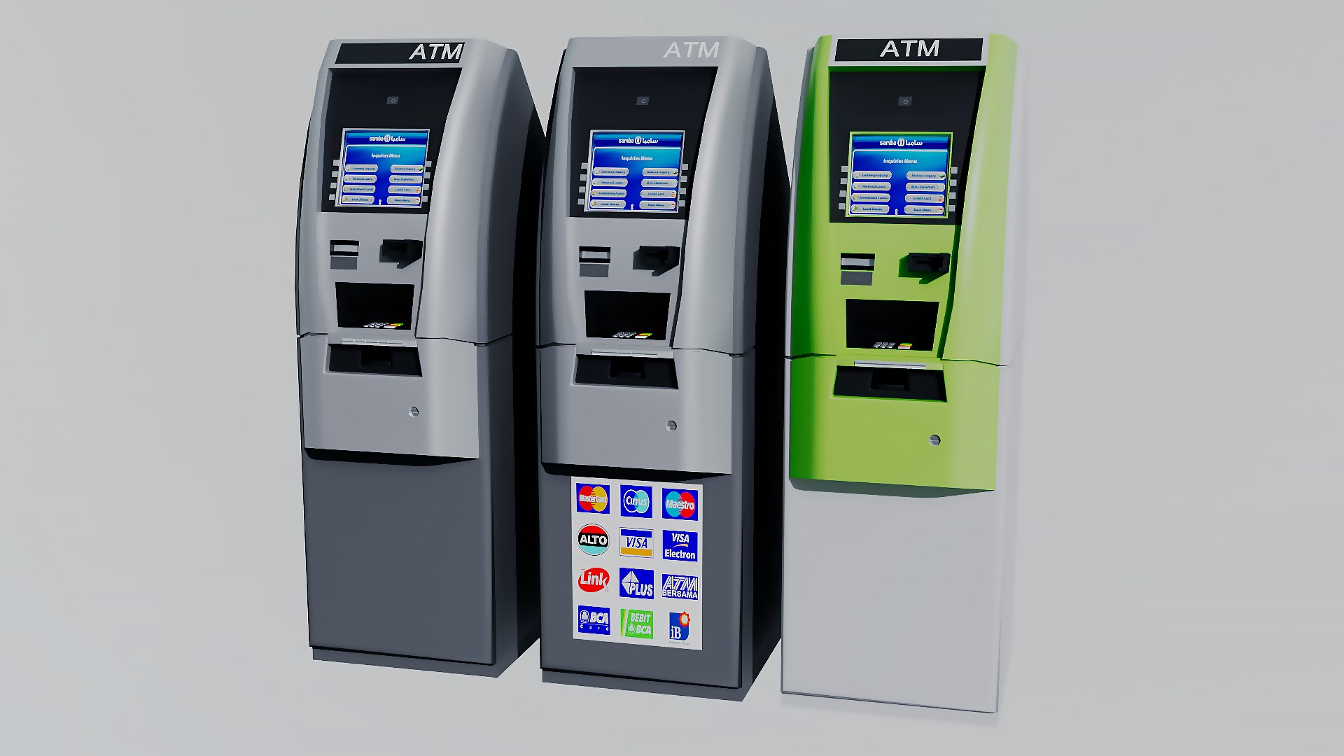 ATM 3D Model - TurboSquid 2048005
