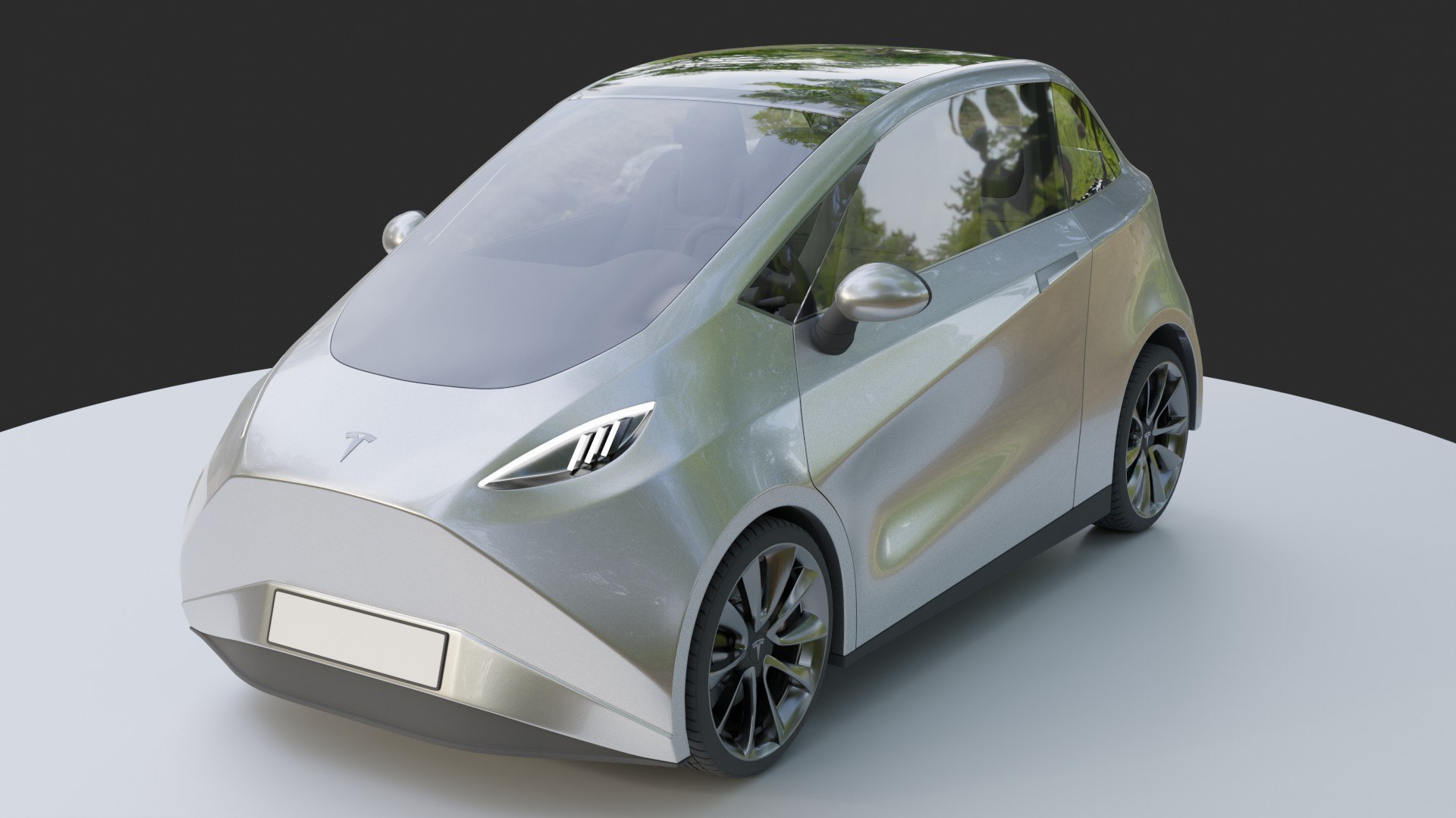 3D Tesla Mini Concept - TurboSquid 2032460