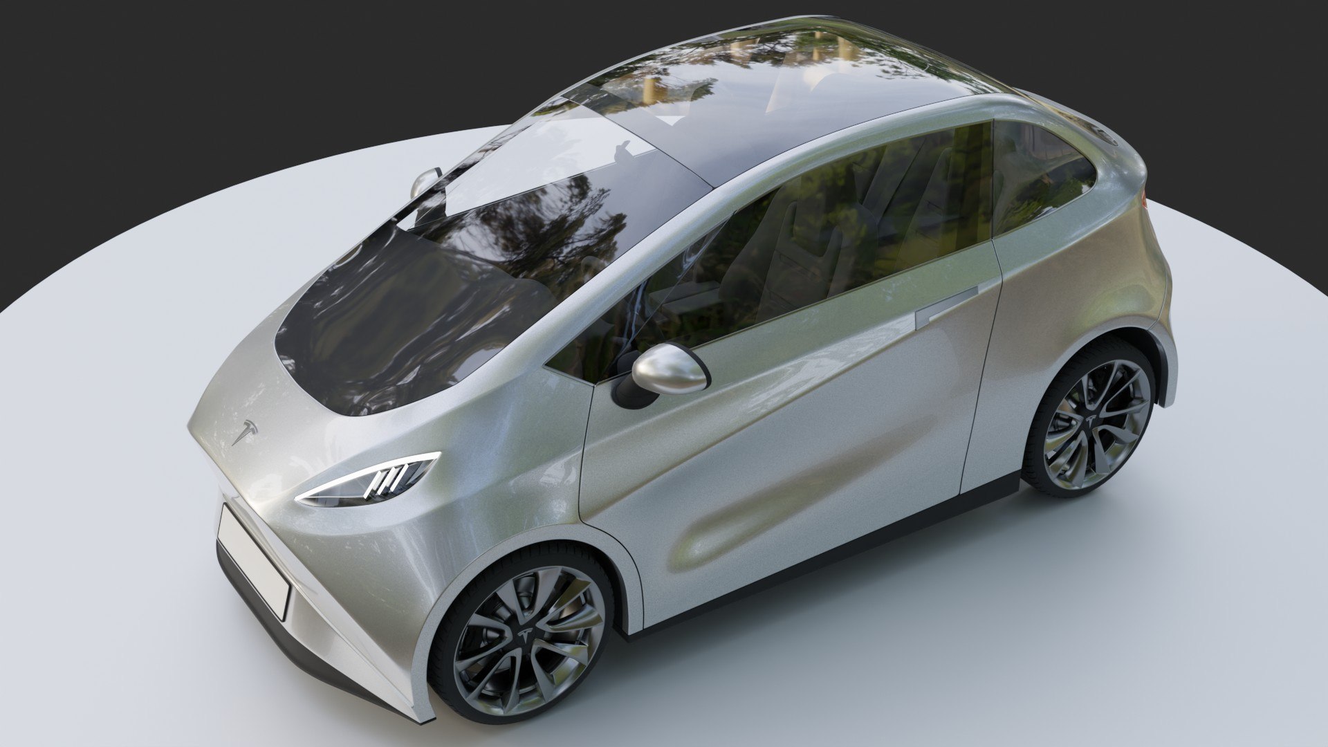 3D Tesla Mini Concept - TurboSquid 2032460