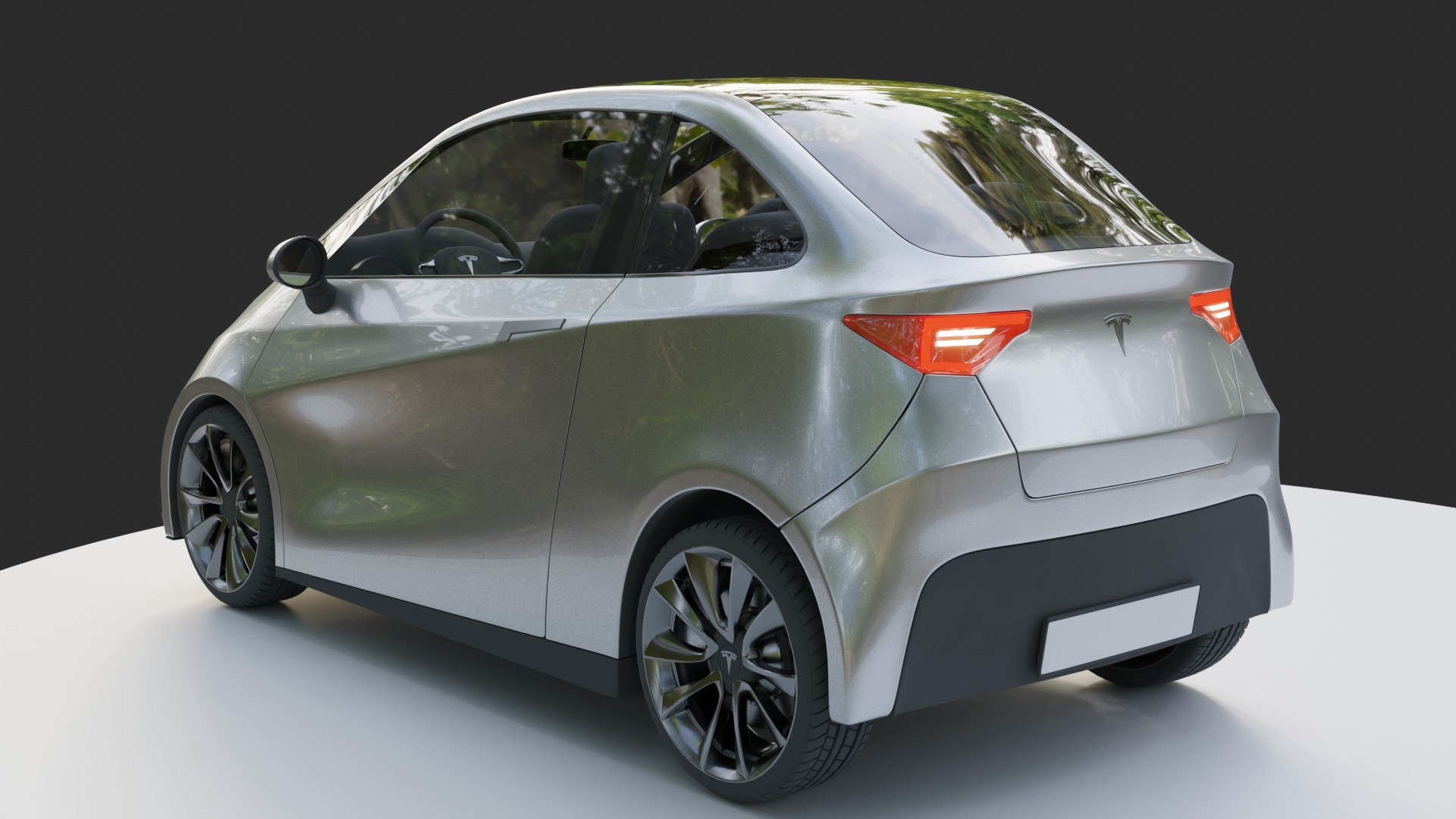 3D Tesla Mini Concept - TurboSquid 2032460